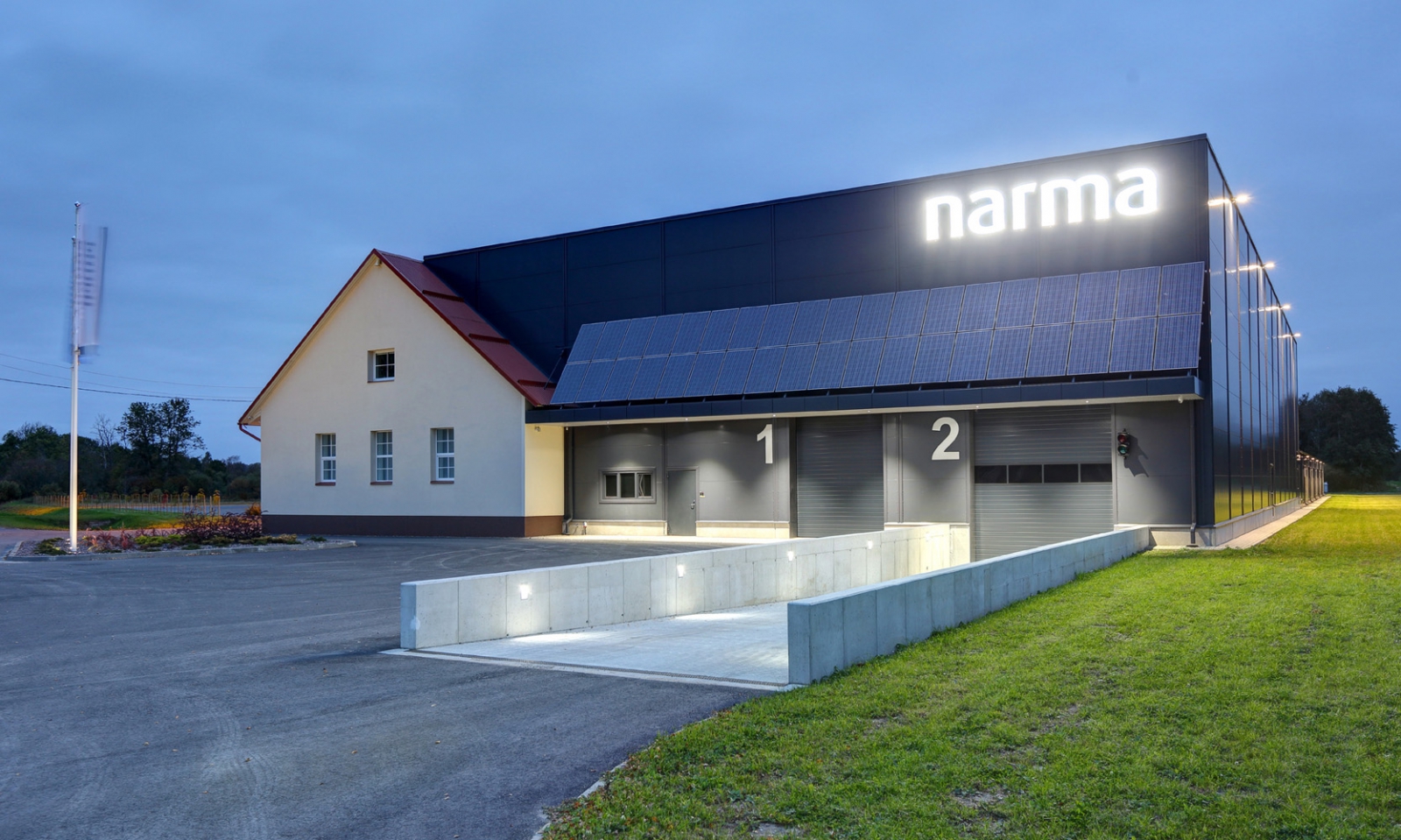New production premises of Narma « NEWS « 31 YEARS OF TWO-SIDED RUGS ...